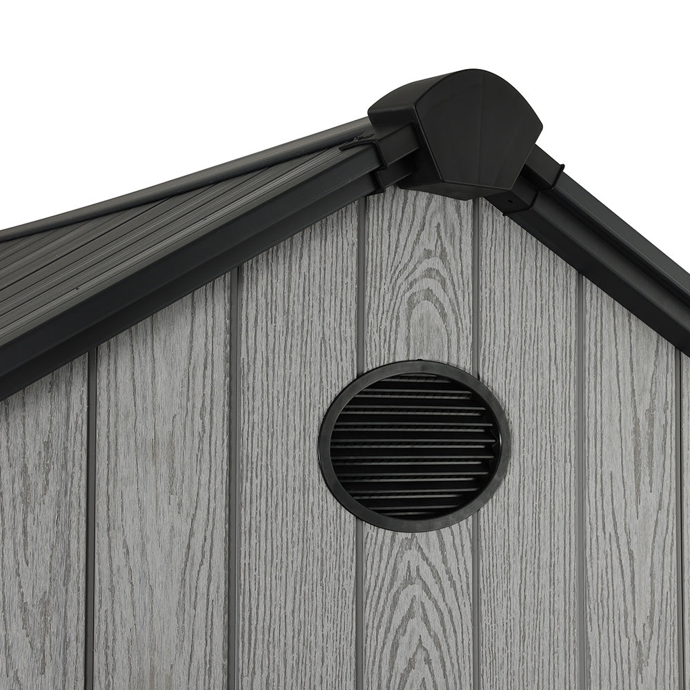 8x8 FT Storage Shed with Base & Lock – sorangLtd