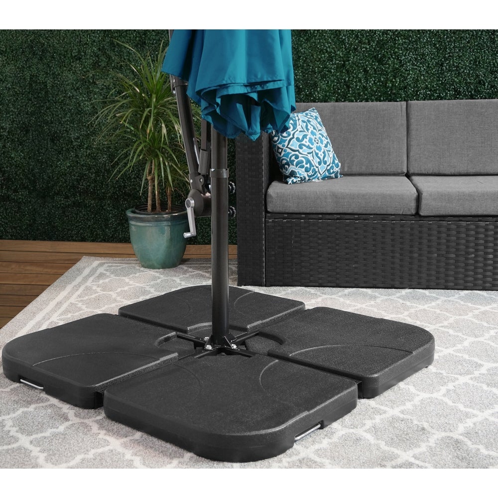 Square Water and Sand Filled Plastic Freestanding Parasol Base – sorangLtd